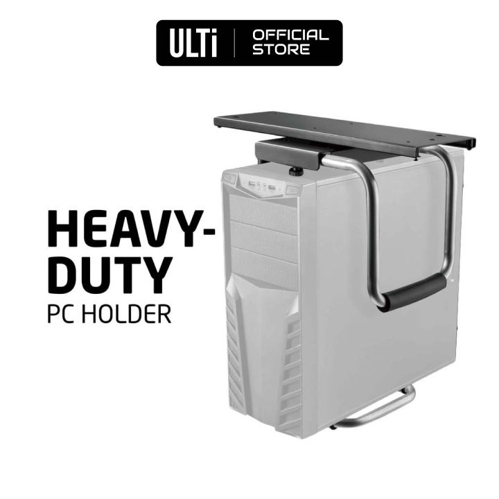 ULTi Heavy-duty PC Holder Case with Sliding Track, Under-desk ...