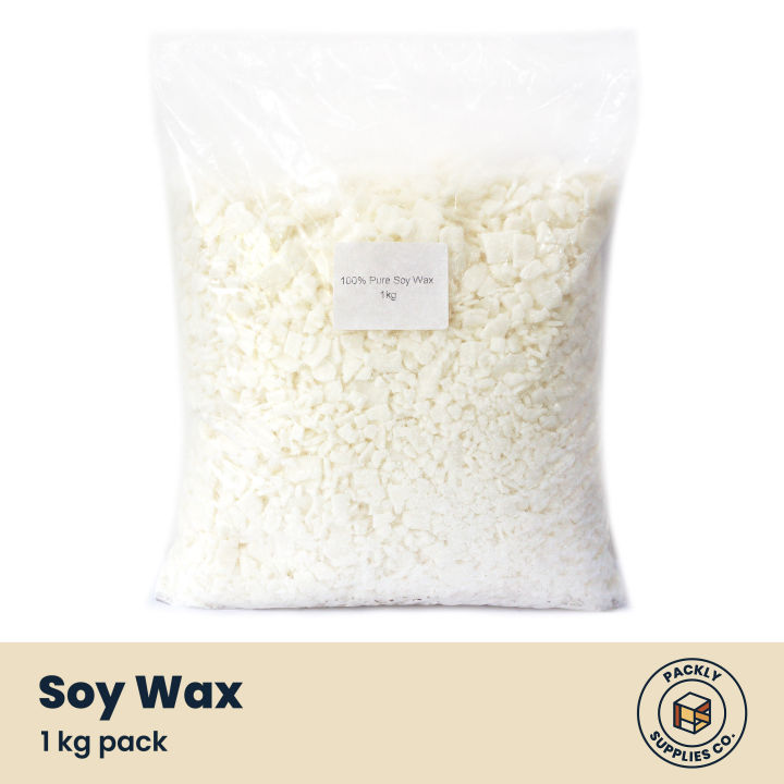(1KG/20KG/25KG) Soy Candle Wax 1kg 20kg 25kg sack for candlemaking ...