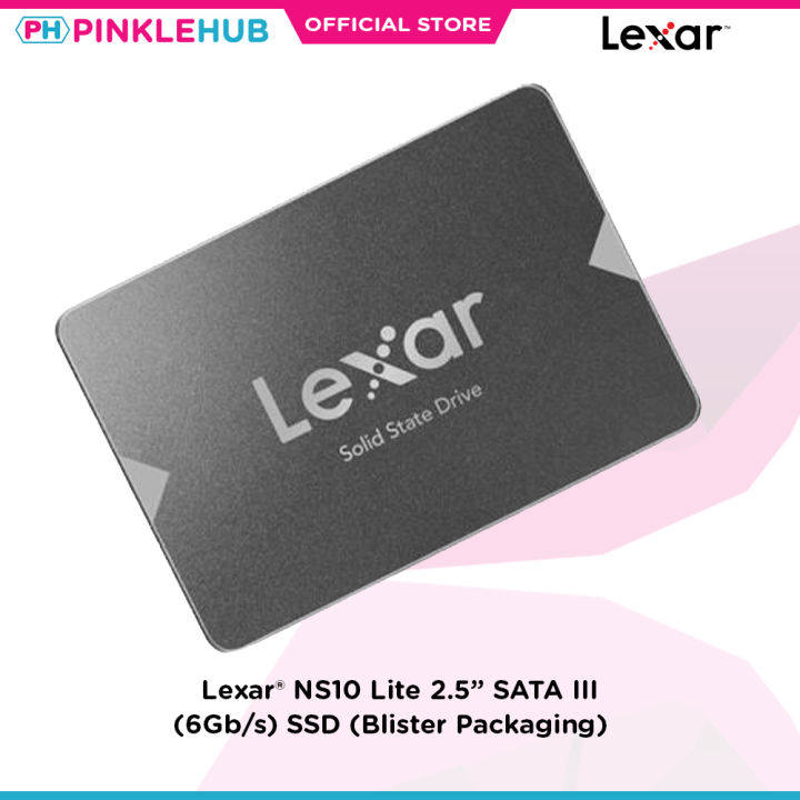 Pinklehub | Lexar NS10 Lite 2.5” SATA III (6Gb/s) SSD (Blister ...