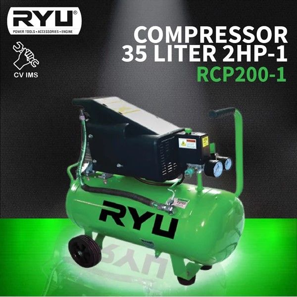 RYU RCP200-1 MESIN KOMPRESOR COMPRESSOR 35 LITER 2 HP RYU RCP 200-1 | Lazada Indonesia