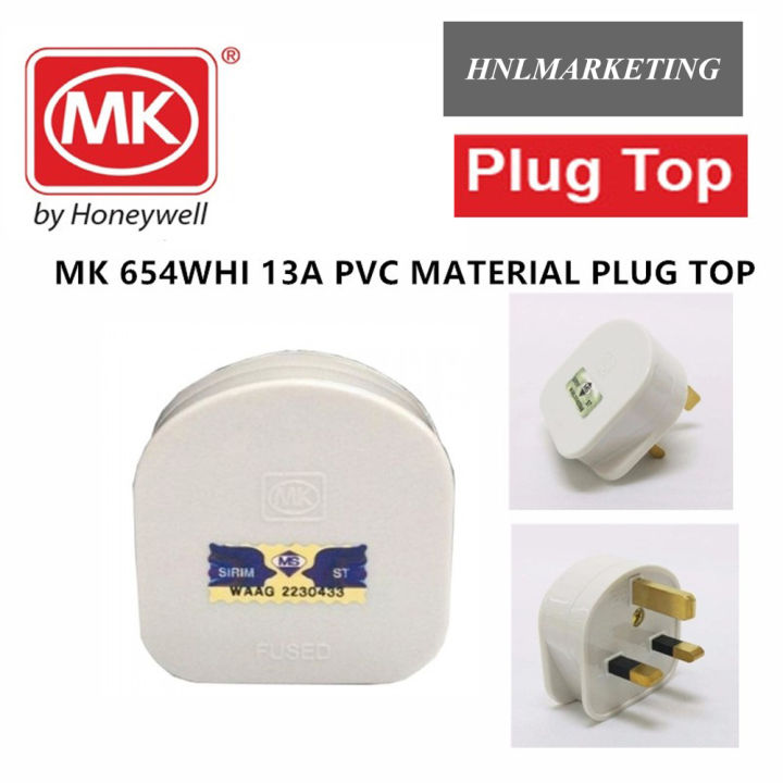 MK 13A Plug Top 654 WHI (Sirim Approved) 100% Original | Lazada