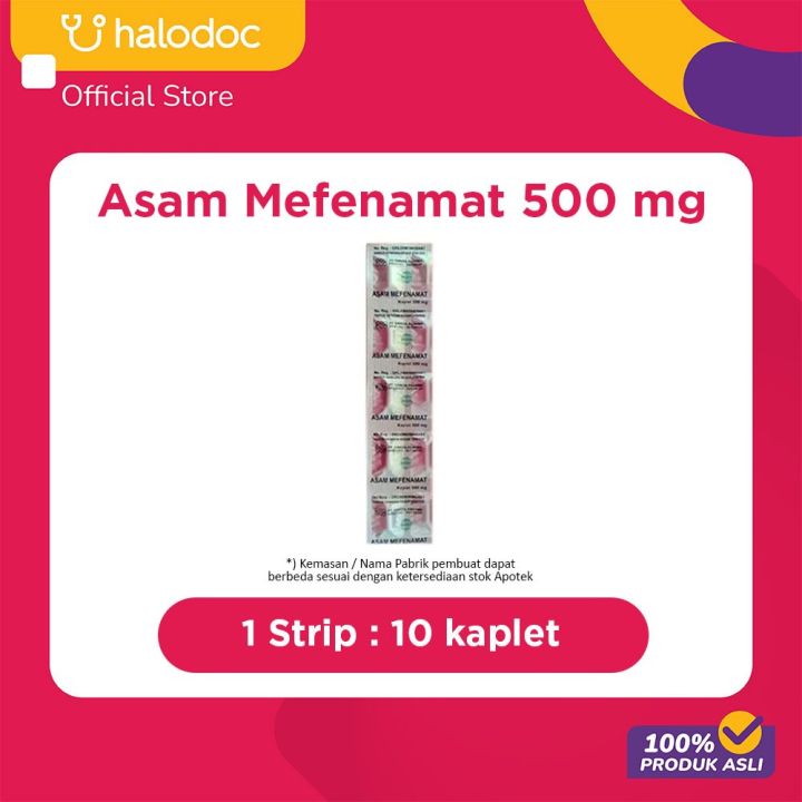 Asam Mefenamat 500 Mg 10 Kaplet | Lazada Indonesia