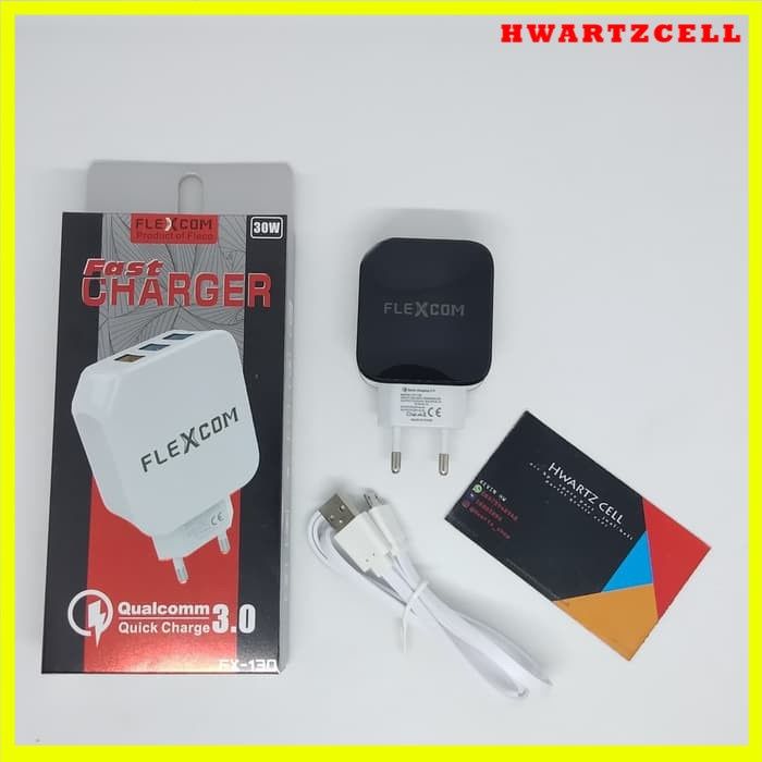 Charger TC FLECO flexcom 3 output real fast charging QC 3.0 | Lazada Indonesia