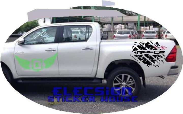 Toyota Hilux Revo Rocco side Graphics Decal Sticker | Lazada