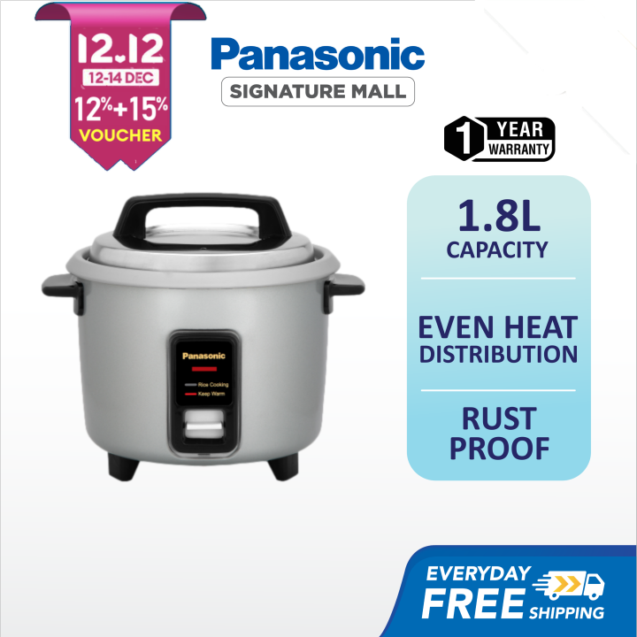 PANASONIC SR-Y18GASKN 1.8L CONVENTIONAL RICE COOKER SR-Y18GASKN ...
