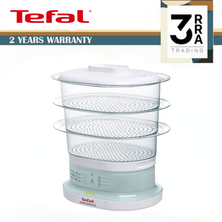 Tefal Mini Compact Food Steamer - 3 layers VC130130 | Lazada PH