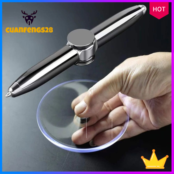 Fun Decompression Multi-Function Rotate Ballpoint Pen Gyroscope ...