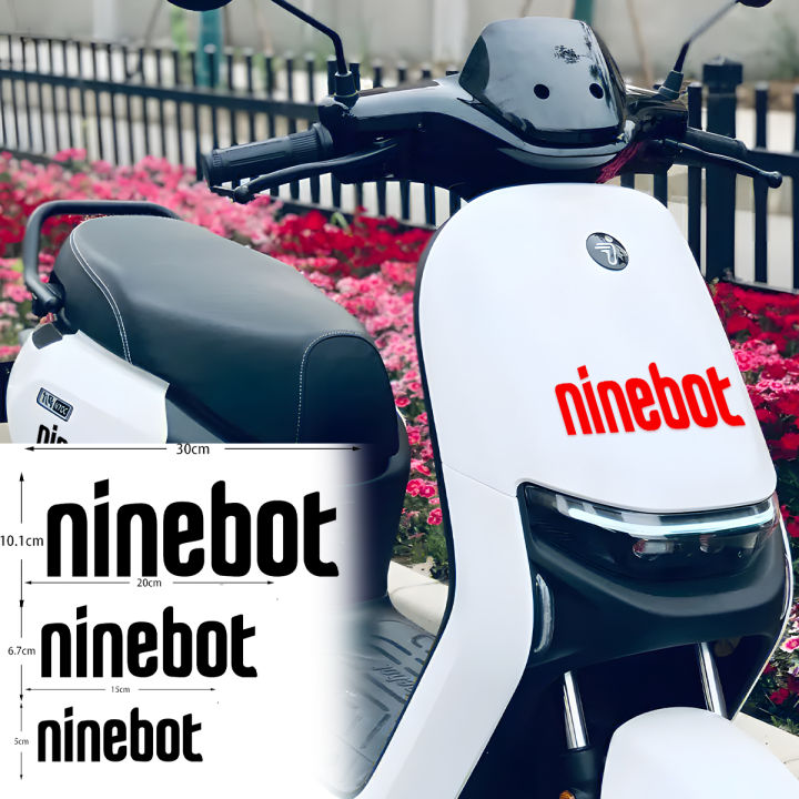 Segway-Ninebot Motorcycle Letters Sticker Modified Scooter Waterproof ...
