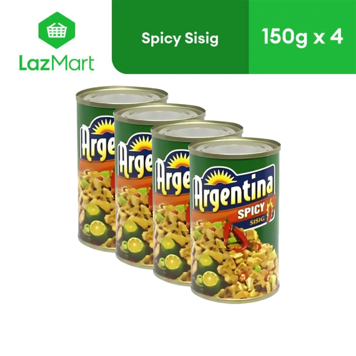 Argentina Spicy Sisig 150g - Pack of 4 | Lazada PH