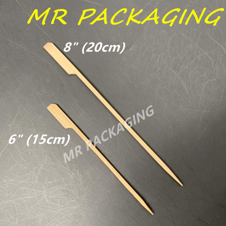 Teppo Gushi Bamboo Skewer [ 200pcs± ] Flag / Gun Shape Japanese Bamboo ...