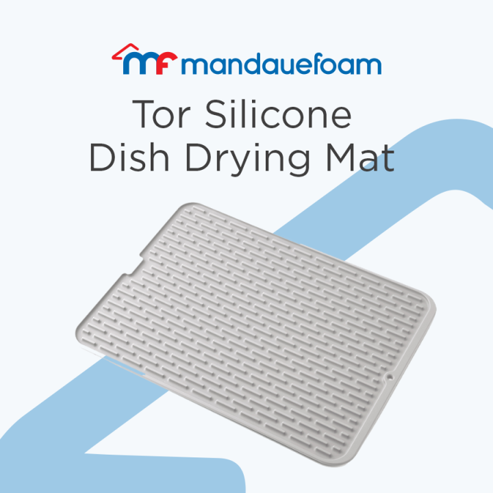 Mandaue Foam Tor Silicone Dish Drying Mat | Lazada PH