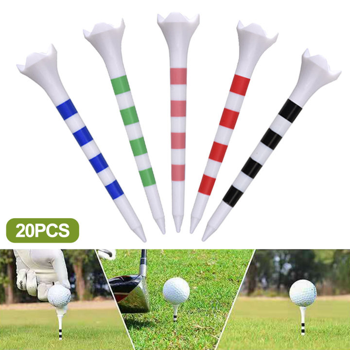 Stable Golf Tees Premium Unbreakable Golf Tees 20pcs Set High Stability ...