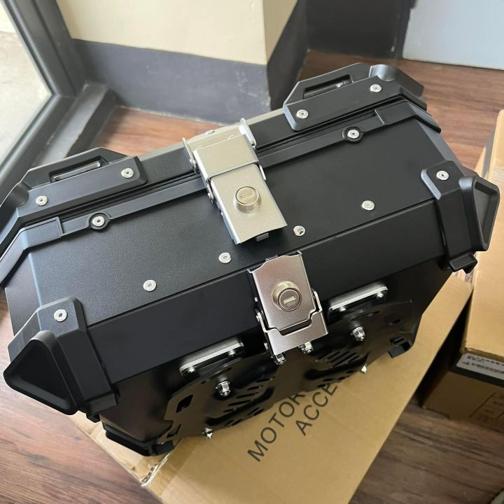 alloy top box 28 liters capacity premium quality motobox | Lazada PH