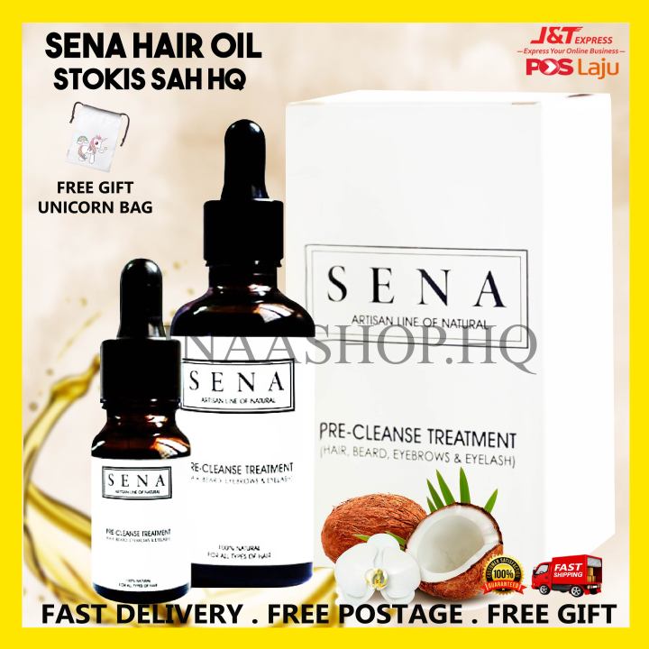 SENA HAIR OIL 100% NATURAL Pre Cleanse Treatment ( for all Hair, Beard ...