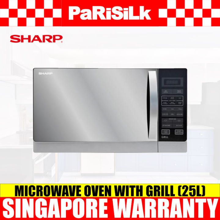 Sharp R-72A1(SM)V Microwave Oven with Grill (25L) | Lazada Singapore