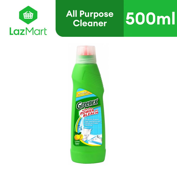 Greenex All- Purpose Cleaner with the Power of Bleach Lemon Power 500ml ...