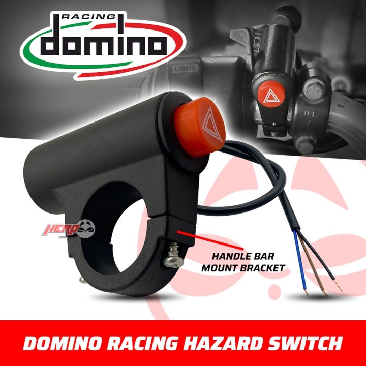 MOTORCYCLE HANDLEBAR ALLOY HAZARD SWITCH ON/OFF SIGNAL FLASHER ...