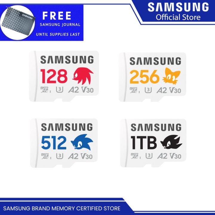 Samsung PRO Plus Sonic the Hedgehog™ + Adapter microSDXC | 128GB, 256GB ...