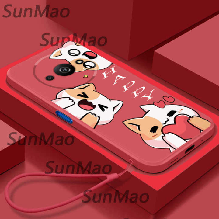 Casing Redmi A3 phone case Camera Full Package Square protective cover ...