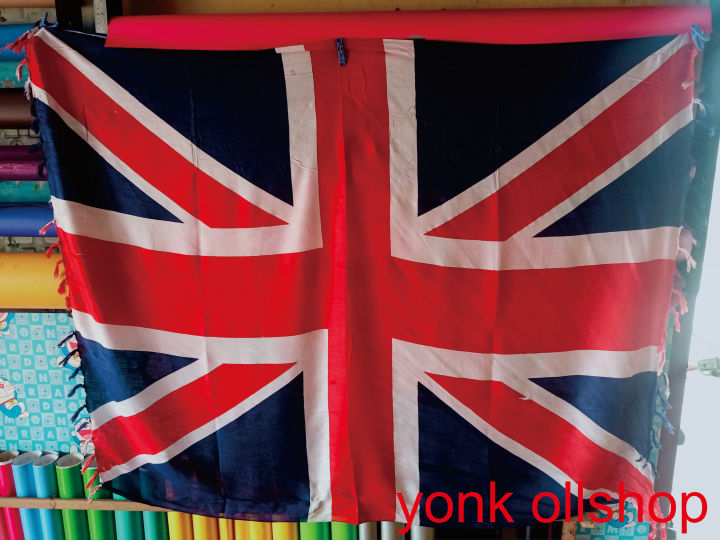 Kain Pantai Corak Bendera Ingris /Kain Pantai Bali Motif Bendera ...