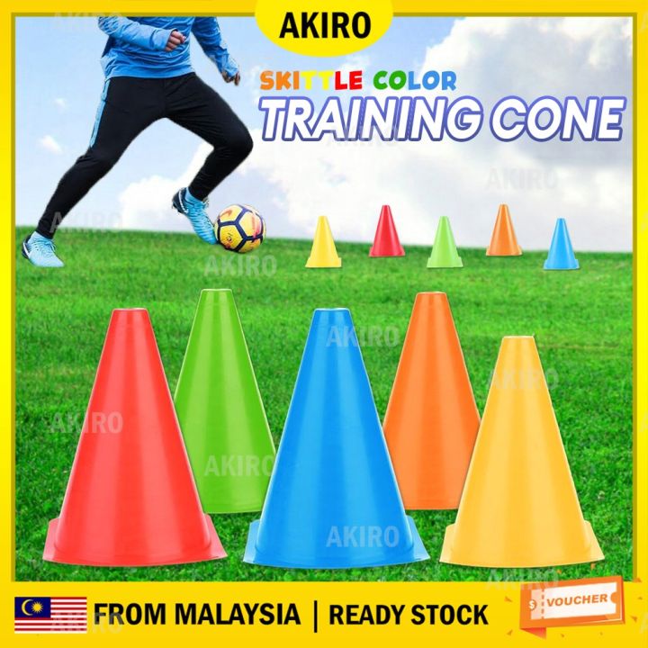 AKIRO MALAYSIA Training Bucket Cone Outdoor Indoor School Football ...