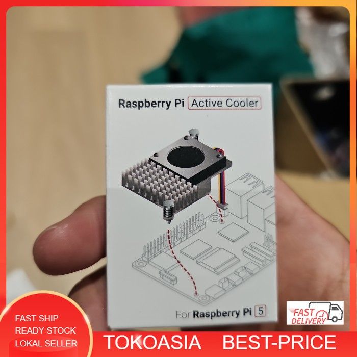 Official Heatsink and Active Cooler for Raspberry Pi 5 | Lazada Indonesia