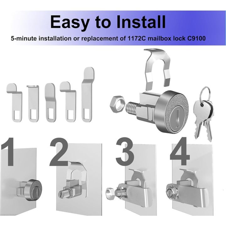 Budget-friendly Option Mailbox Lock Secure Key Lock OEM Specifications ...