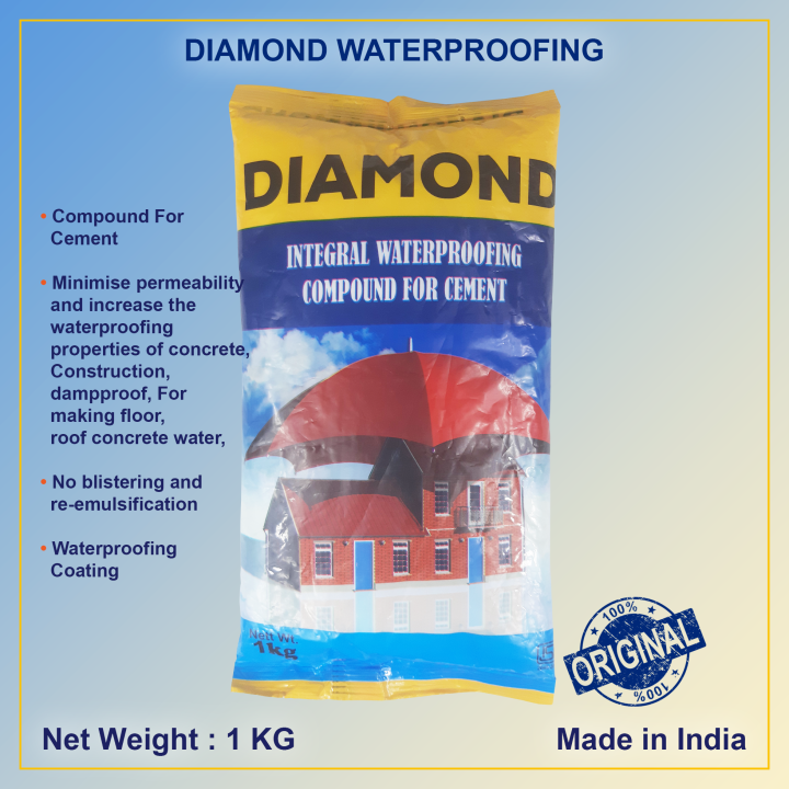 Diamond Waterproofing 1KG Integral Waterproofing Compound For Cement ...