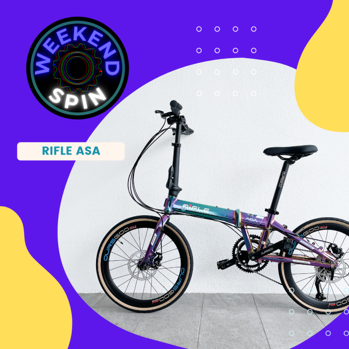 [Stock Ready] RIFLE RD10 ASA 20" Folding / Foldable Bicycle | Lazada ...