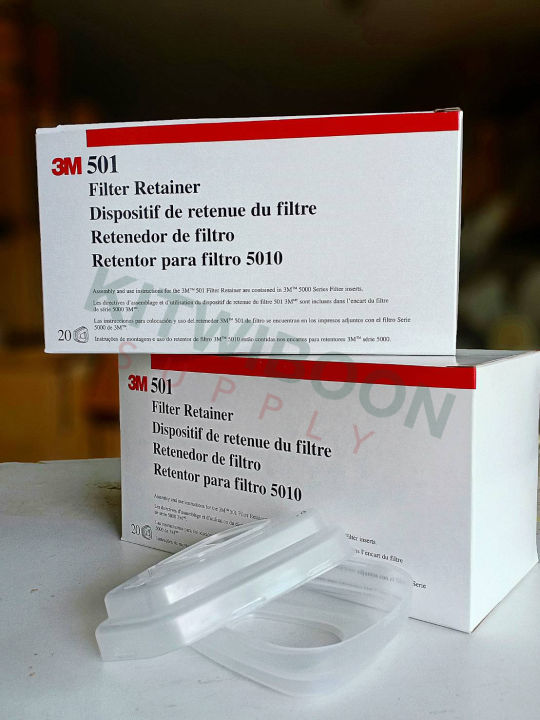 3M-501 ฝาครอบแผ่นกรองฝุ่นละออง 1คู่ (2ชิ้น) ทางร้านจำหน่ายของแท้ ...