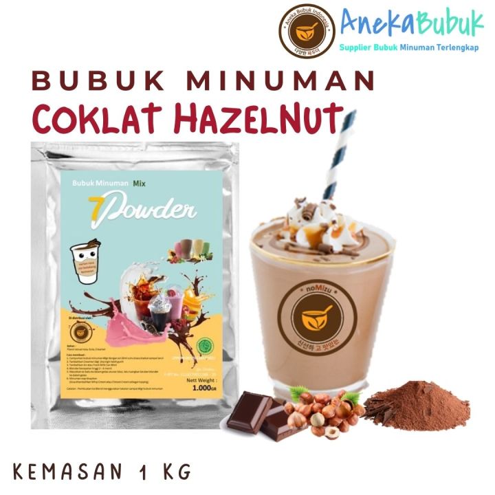 Bubuk Minuman Coklat Hazelnut 1kg - Bubuk Rasa Choco Hazelnut - Bubuk Coklat Hazelnut 1kg ...