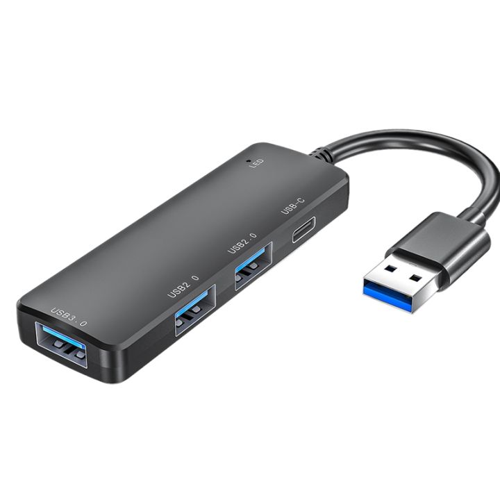(OWER) 4-in-1 Type-A HUB ,To 4-Port USB Splitter USB3.0 x 1 and USB2.0 ...