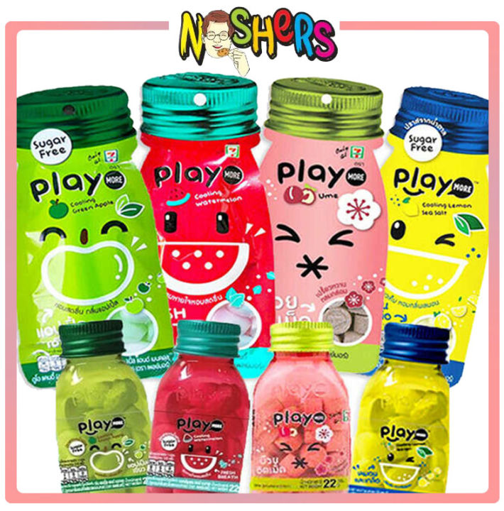 Noshers Thailand Play More Candy Watermelon, Apple, Sakura, Lemon ...