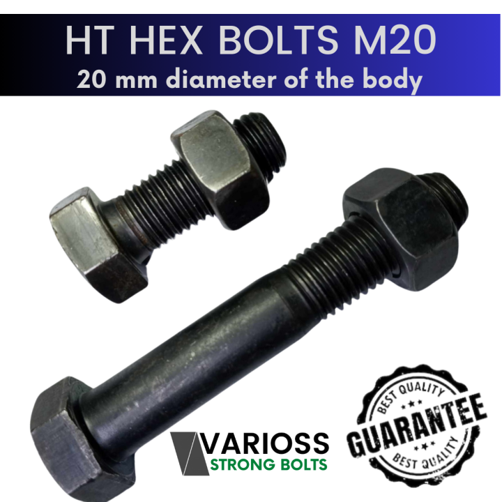 HT M20 or 20 mm diameter Hex Bolt Bolts, Length from 40 mm TO 290 mm ...