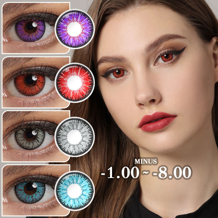 【0.00 s/d -8.00】 Freshgo Softlens Minus Cosplay Halloween 14.5MM 1 ...