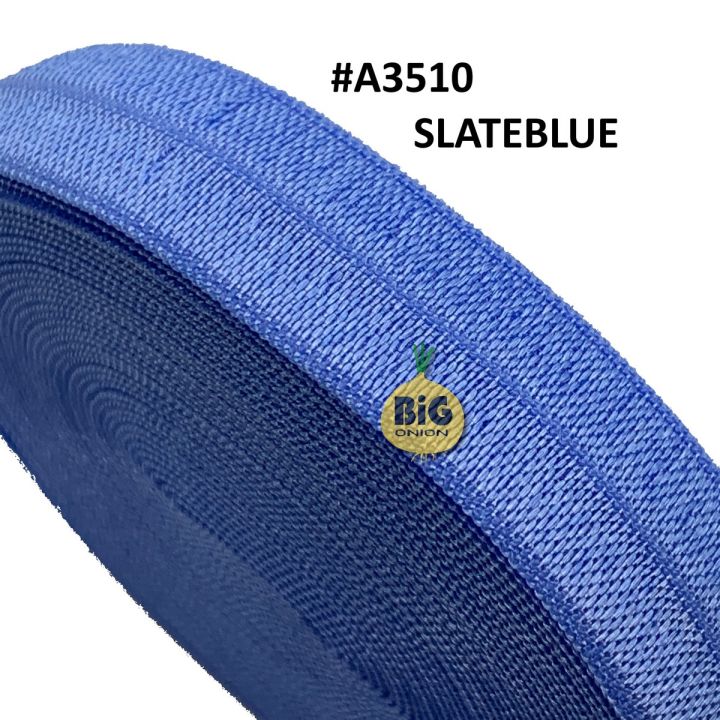 5 meter per Colour 15mm Plain Colour FOE Fold Over Elastic Ribbon Baby ...