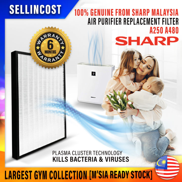 100 ORIGINAL SHARP HEPA Filter FUA28EW FZY28FE FUY28E Replacement Sharp Filter Genuine Filter Sharp Air Purifier Home and Living Fresh Air Filter A250 A480 Lazada Lazada