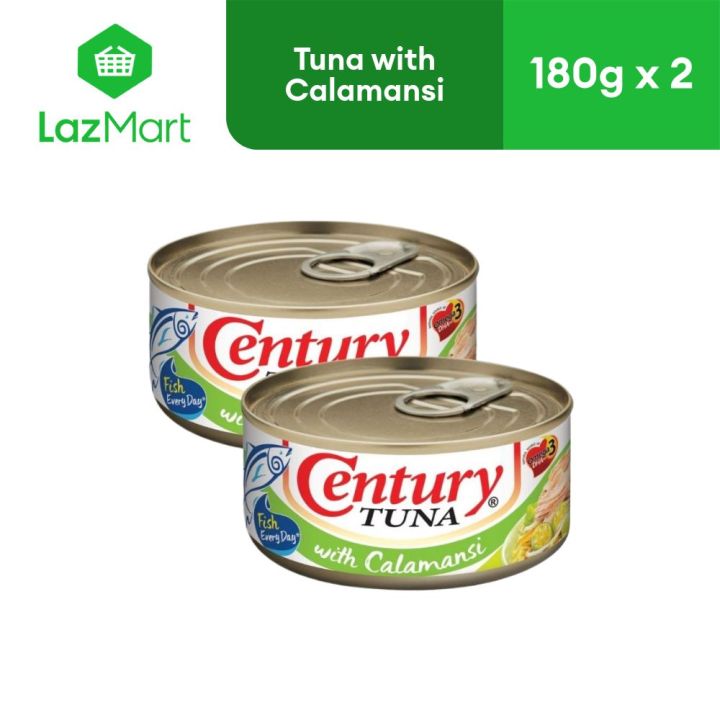 Century Tuna with Calamansi - Protein, Omega 3 DHA, No Preservatives ...