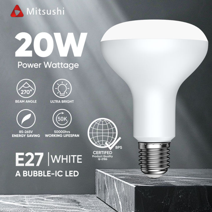 Mitsushi LED Bulb 12W 15W 20W E27 Mushroom shape high brightness LED ...