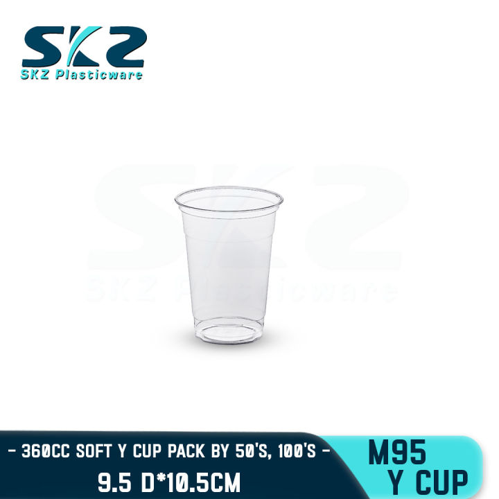 SKZ CLEAR Y MILKTEA SOFT CUP (360CC, 500CC, 700CC) M95-Y CUP ...
