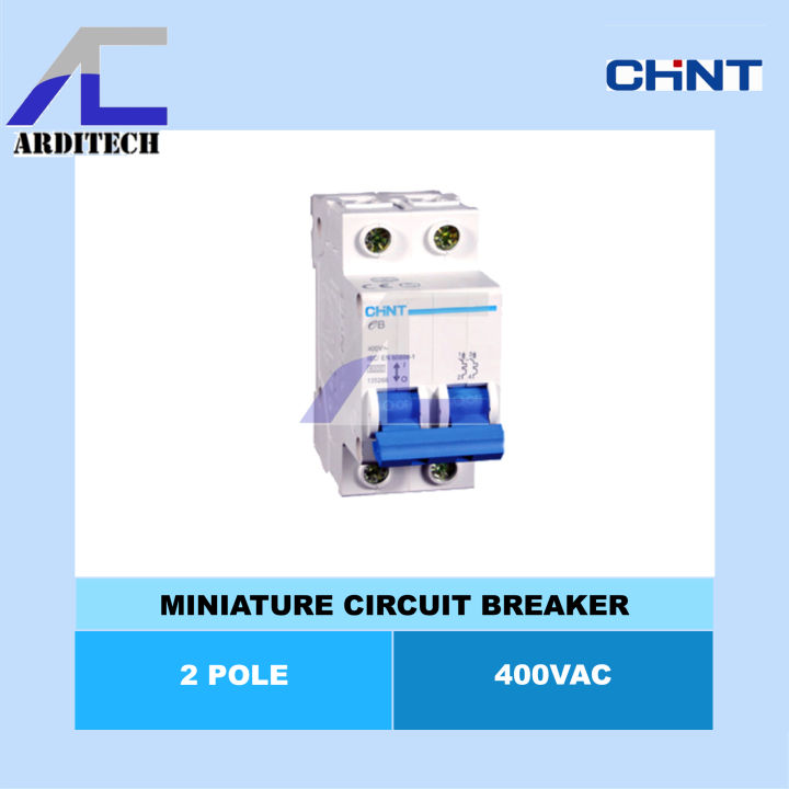 CHiNT Miniature Circuit Breaker MCB 2Pole | Lazada PH
