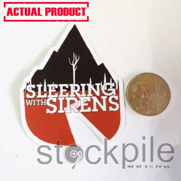 SLEEPING WITH SIRENS ROCK N ROLL BAND VINYL STICKERS | Lazada PH