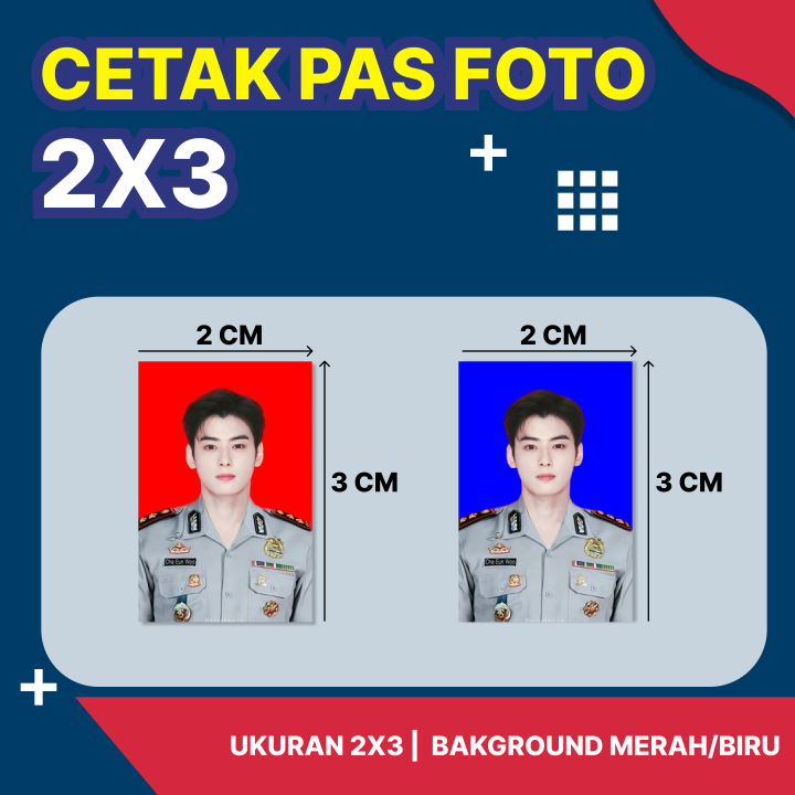 Cetak Pas Photo ukuran 2x3 Harga per Lembar // CETAK FOTO | Lazada Indonesia