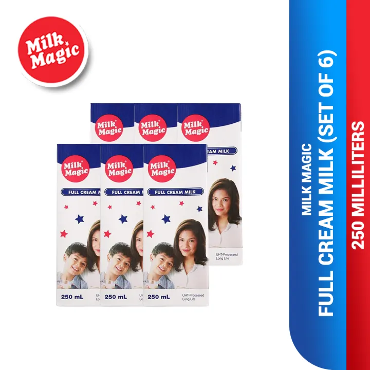 Milk Magic - Full Cream Milk 250ml (Set of 6) - Nutritious Healthy ...