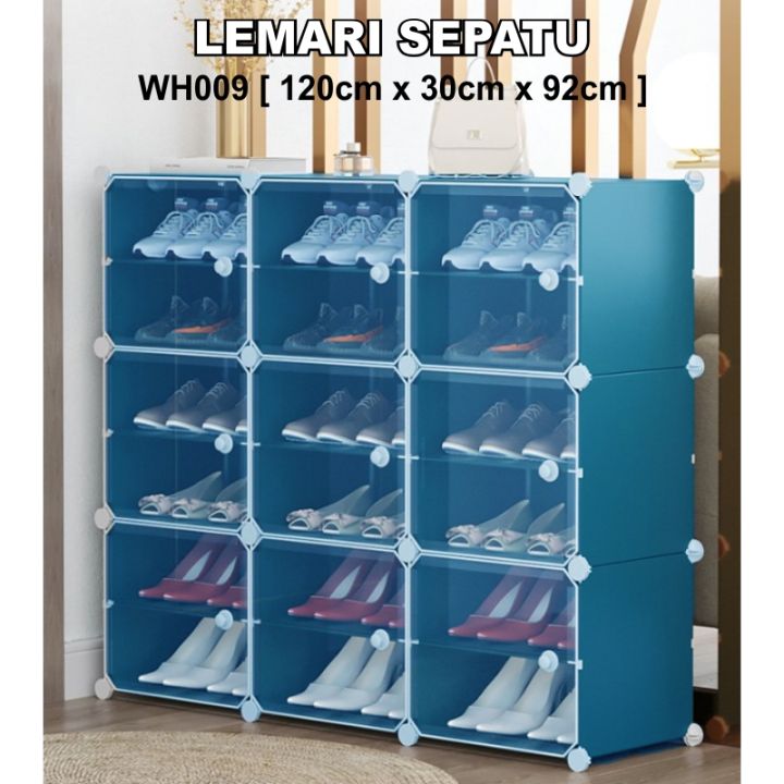 Rak Sepatu Tertutup Anti Debu Shoe Storage Boxes Minimalis Shoe Rack ...