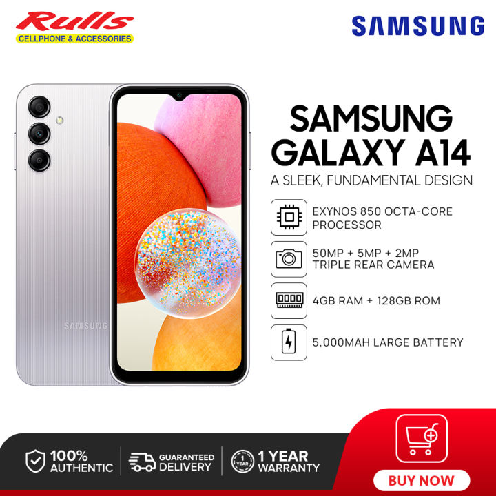 Samsung Galaxy A14 Smartphone | 4GB RAM+128GB ROM | Exynos 850 | 50MP Triple Camera | 6.6” FHD+ ...