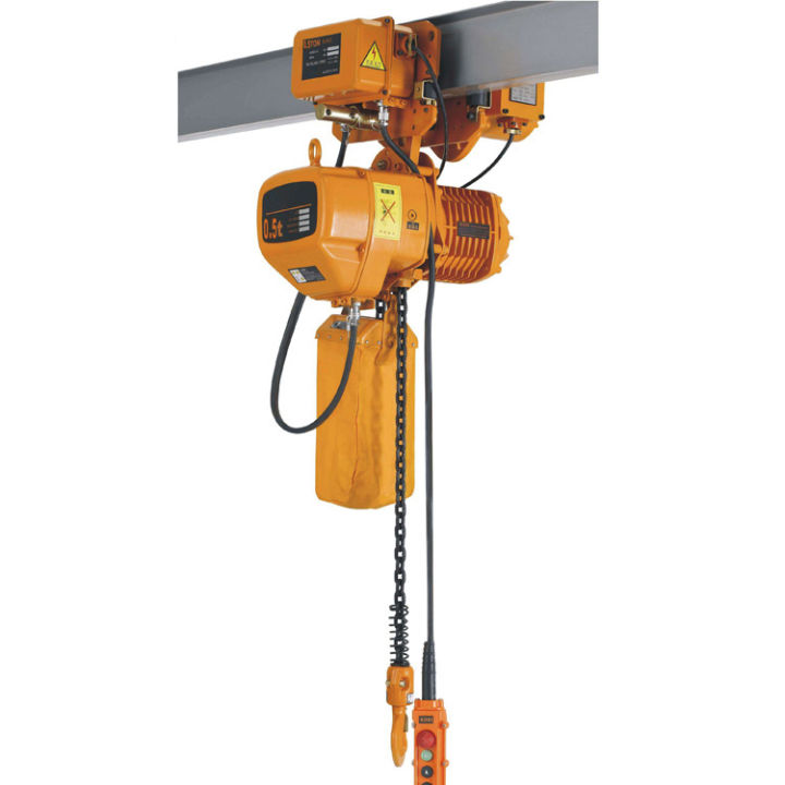 Electric Chain Hoist With Trolley / Without trolley Chain 3 Phase 220 ...