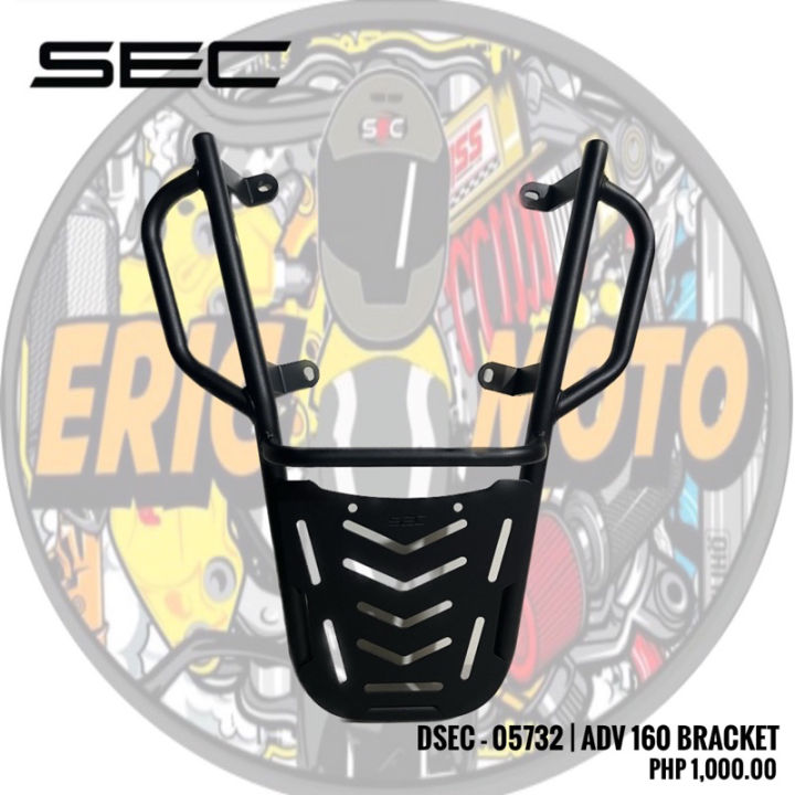 honda adv 160 sec top box bracket metal warrior, steel flat bracket & sec q3 top box bracket ...