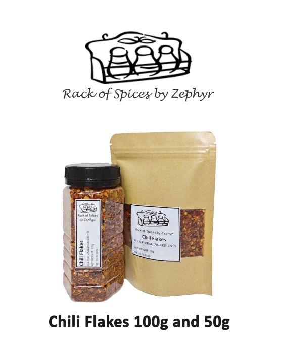Chili Powder Flakes 50g Pouch | 100g Canister | Lazada PH