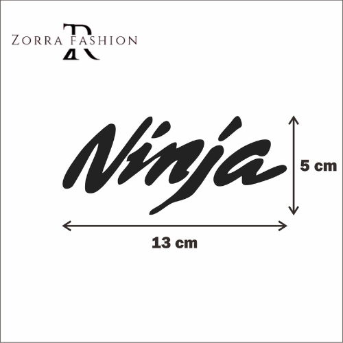 Stiker Cutting Tulisan Ninja Stiker Motor Mobil Stiker Keren Cutting ...